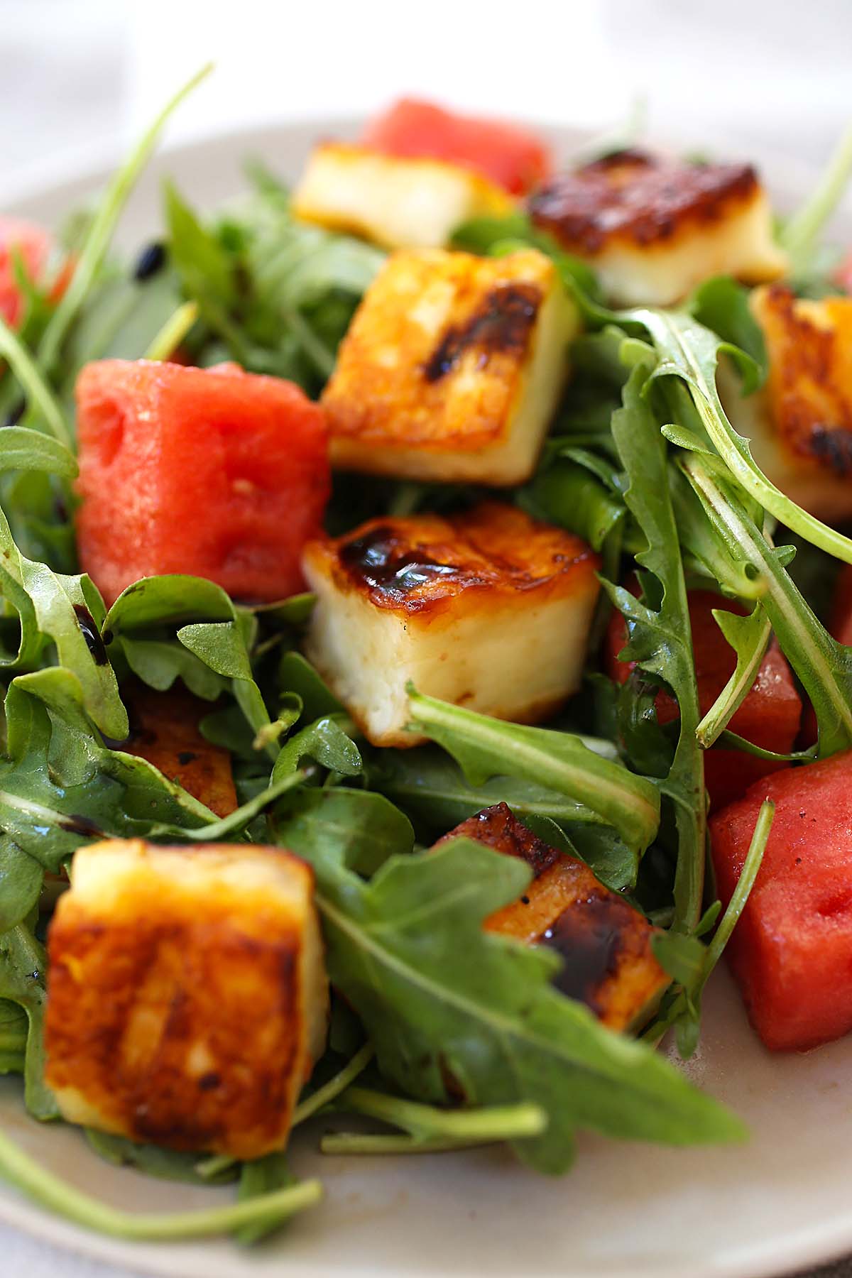 Halloumi and Watermelon Salad