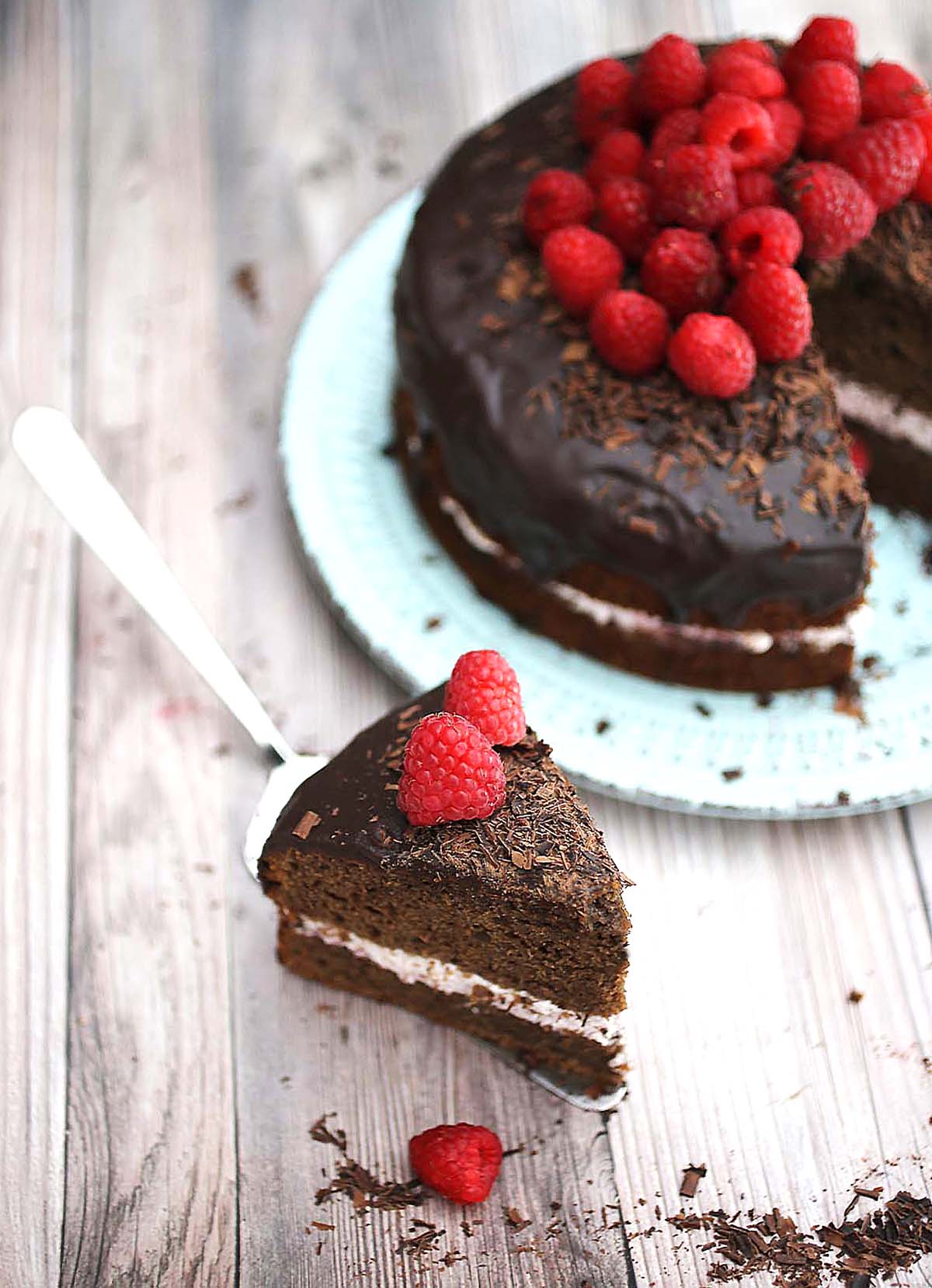 Chocolate Raspberry Cake