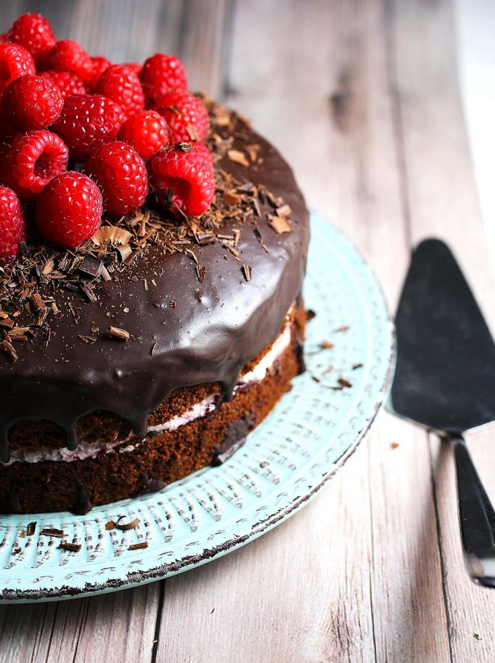 Chocolate Raspberry Cake