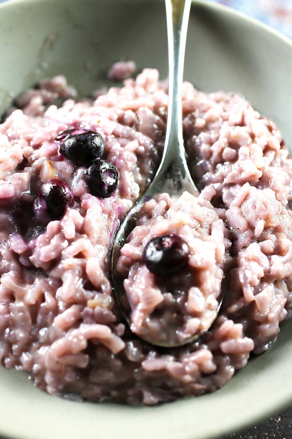 Blueberry Mascarpone Risotto