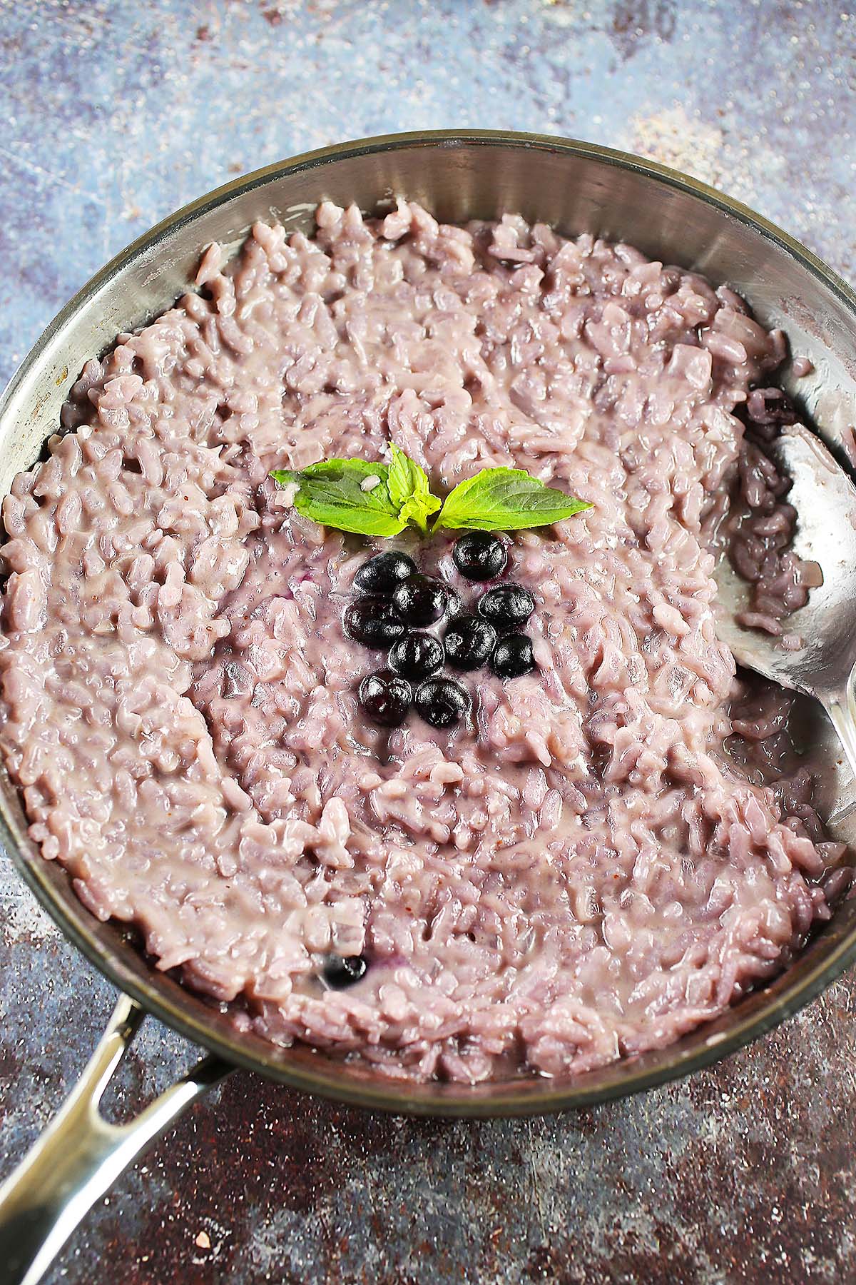 Blueberry Mascarpone Risotto
