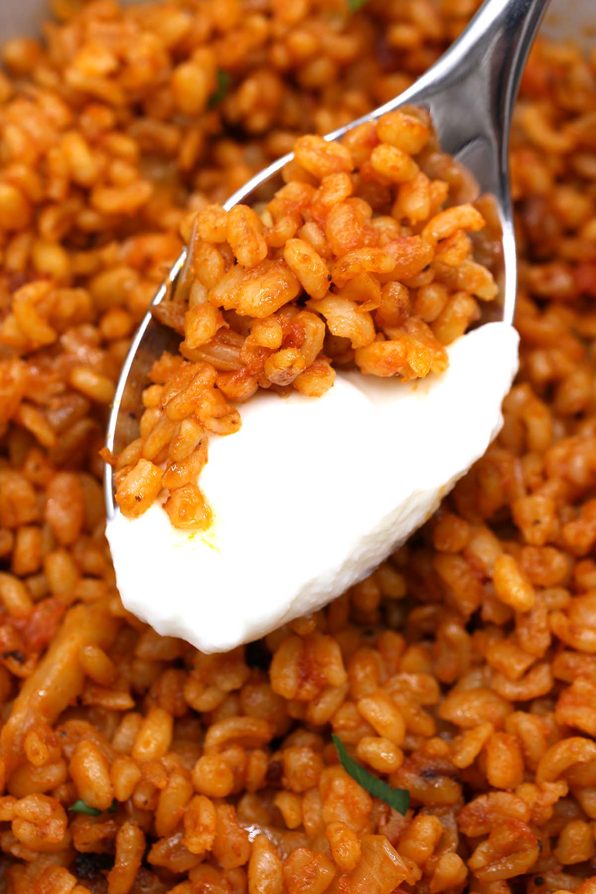 Bulgur Tomato Pilaf