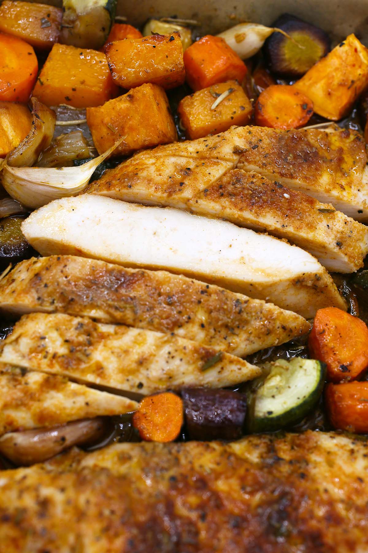 One–pan Chicken and Vegetable